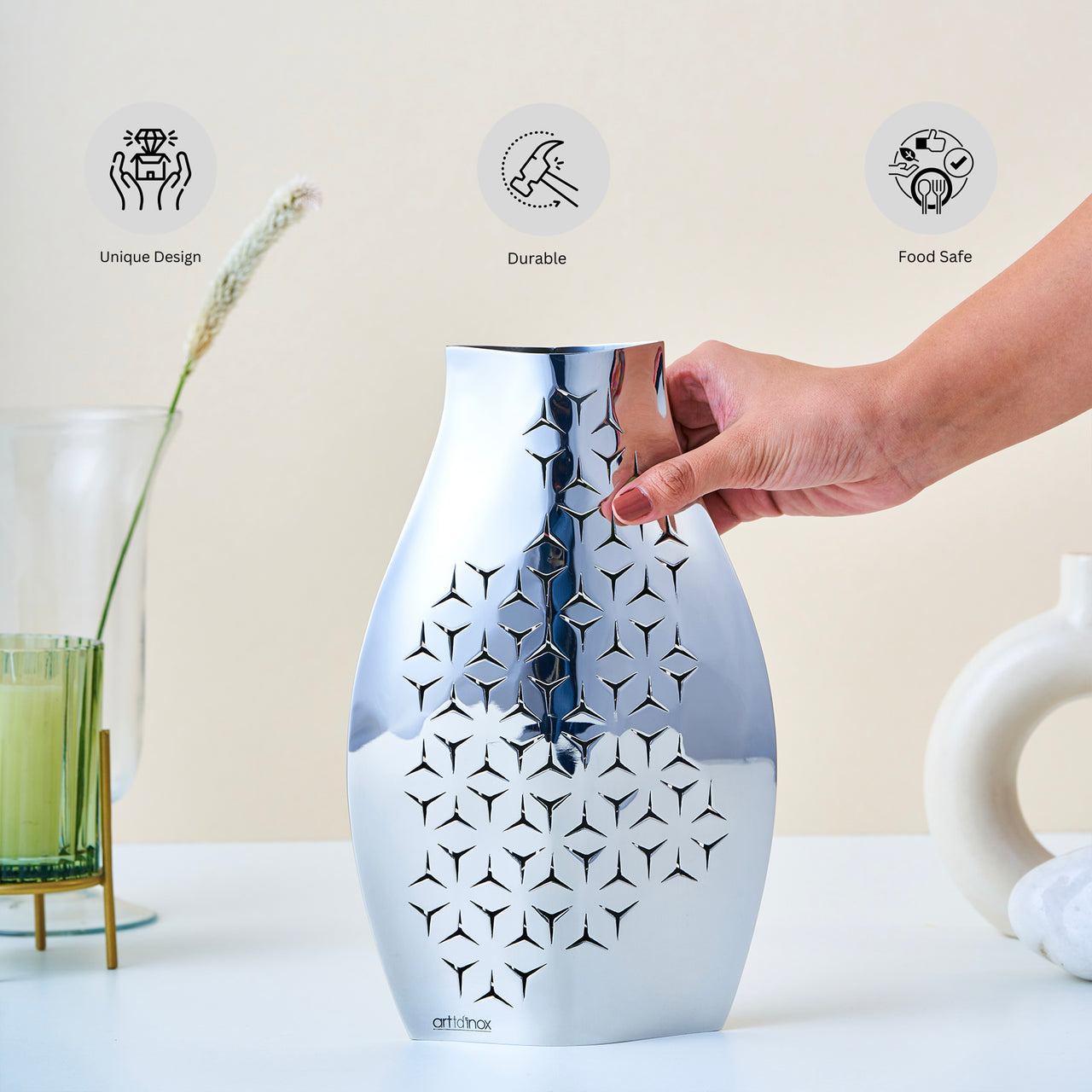 Buy Flower Vase Trio | Elegant Home Decor Vases – Arttd'inox