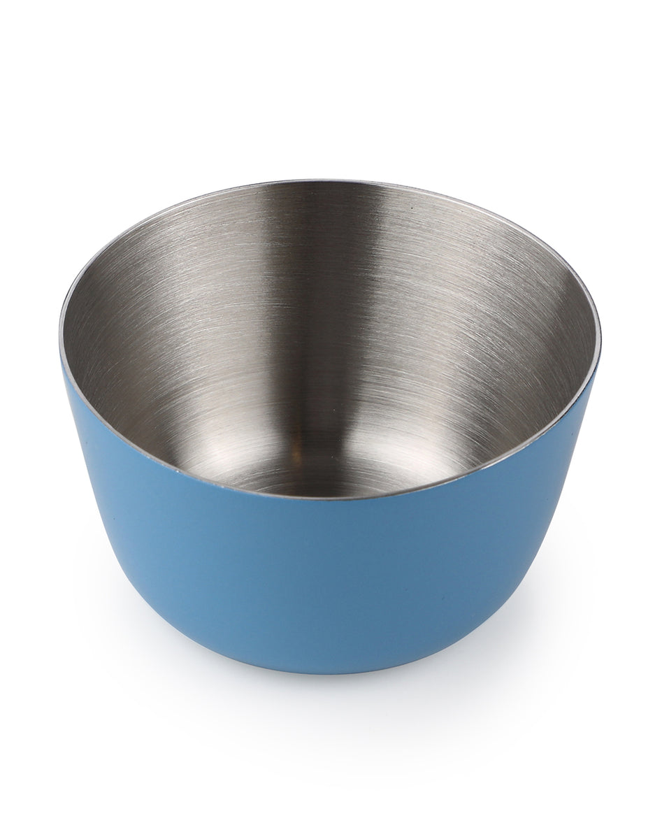 Carnival Small Blue Steel Katori for Kids – Arttd’inox